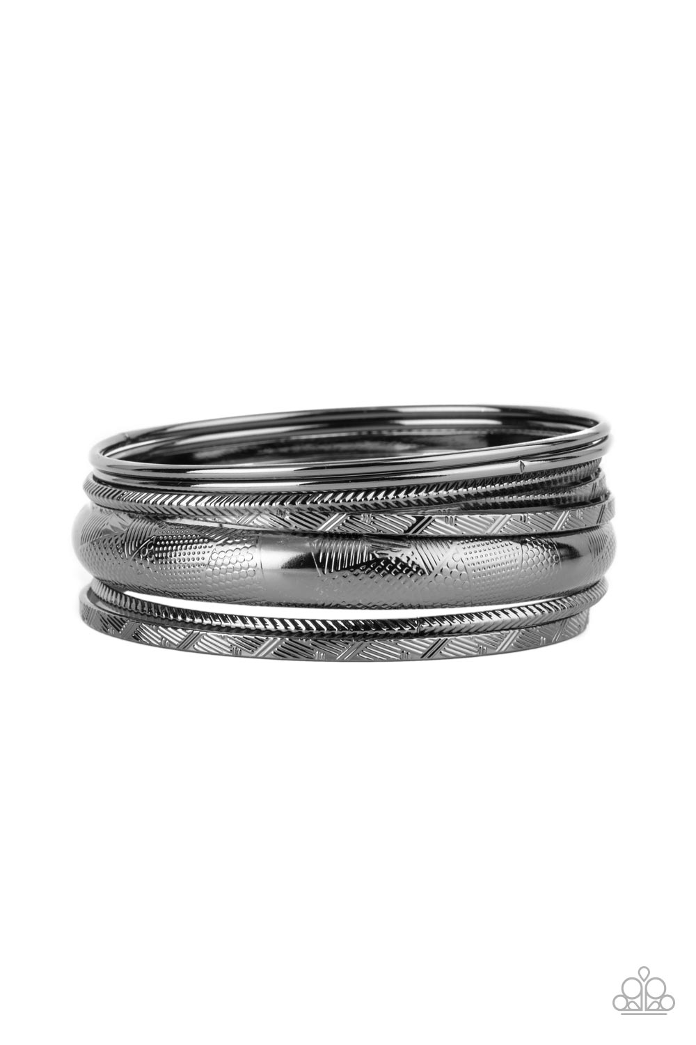 Stackable Stunner - Black - Paparazzi Accessories – Sweetie's Sparkle Shop