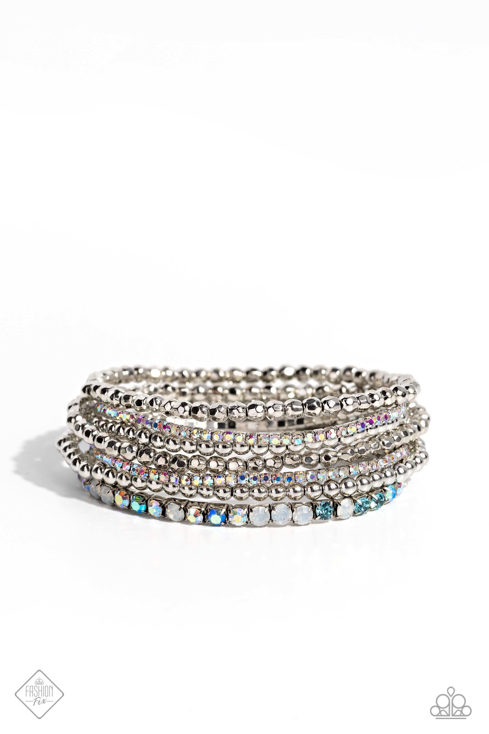 Stellar Sequence - Blue - Paparazzi Accessories – Sweetie's Sparkle Shop